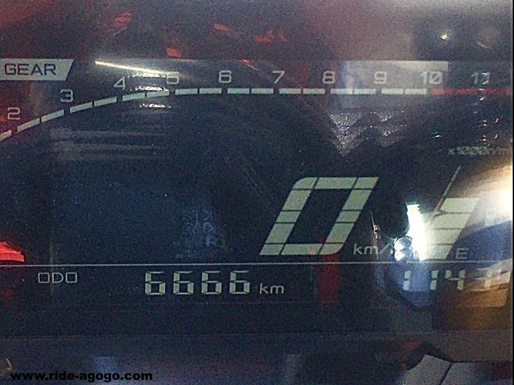 YZF-R7 走行6,666kmになりました | Ride Agogo (アーカイブモード)